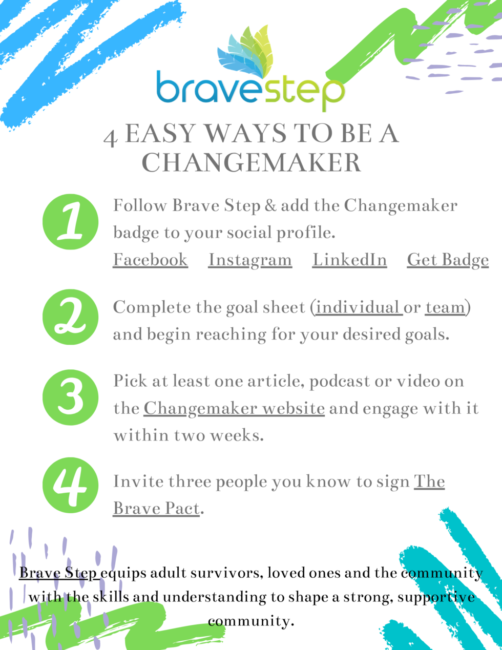4 Easy Ways to be a Changemaker - Take a Brave Step Today