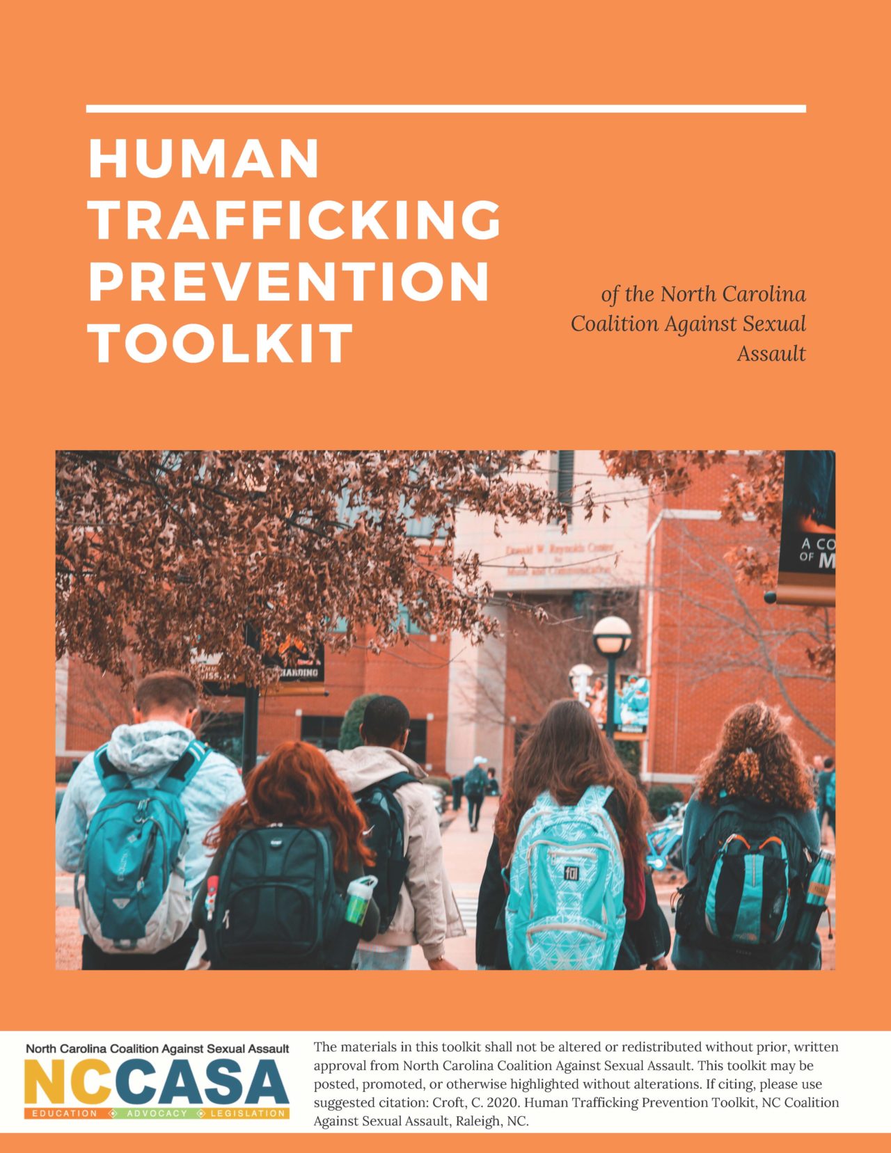 NCCASA Human Trafficking Prevention Toolkit - Brave Step Changemaker