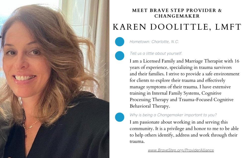 Karen Doolittle, LMFT - Brave Step Provider Alliance