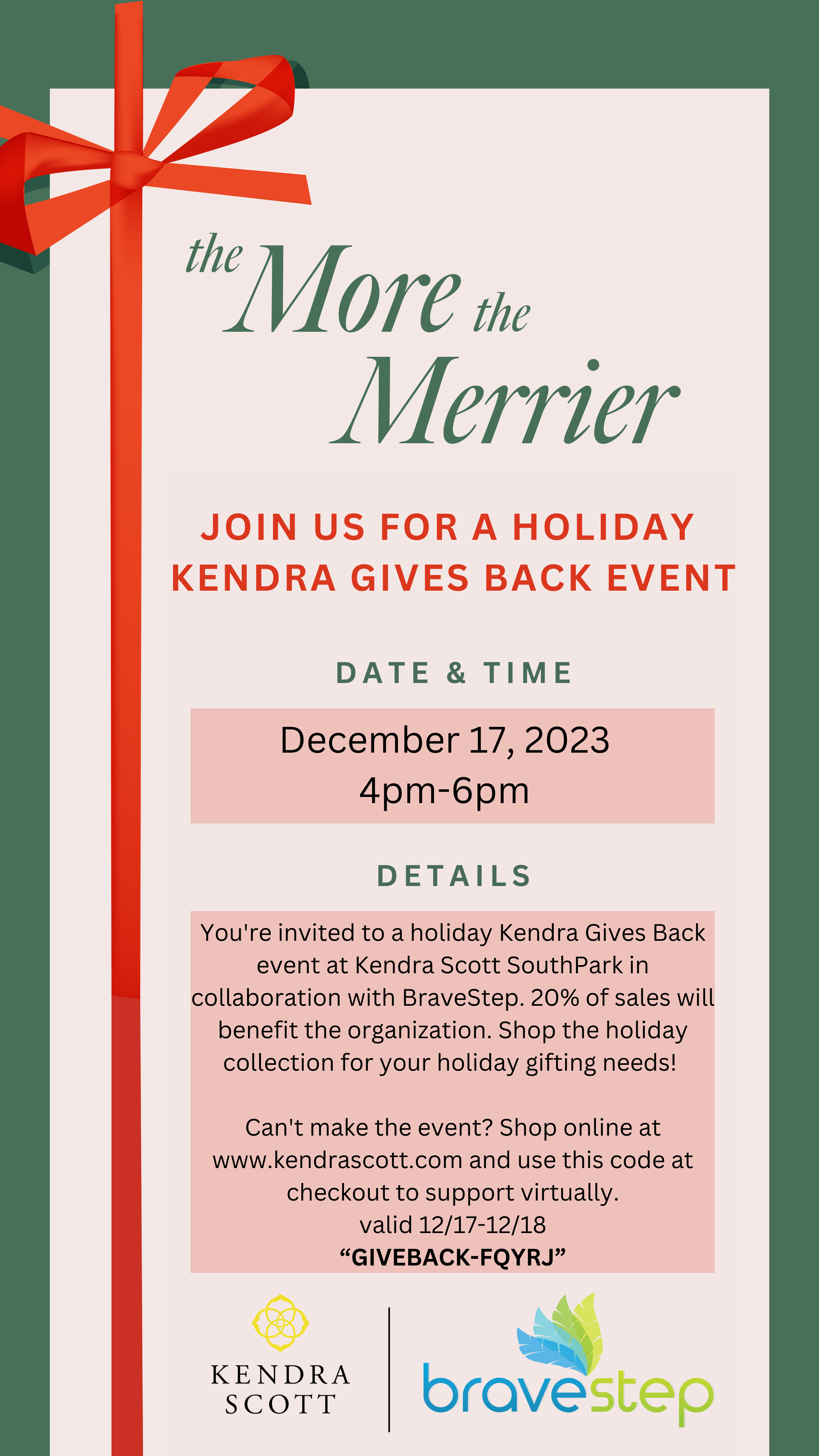 Wrap up your holiday shopping with Kendra Scott - Brave Step