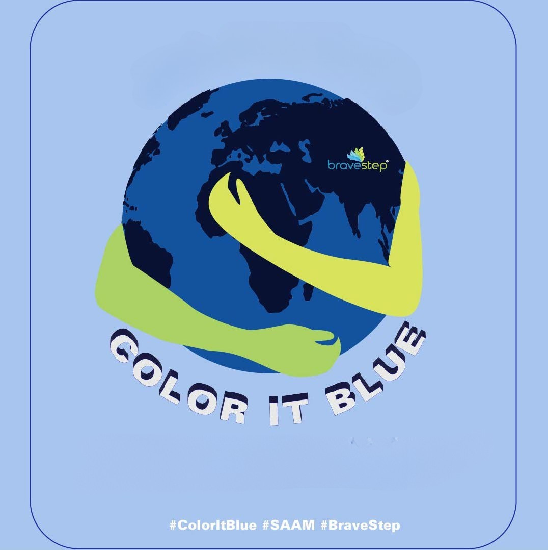Color It Blue 2025 - Brave Step Changemaker