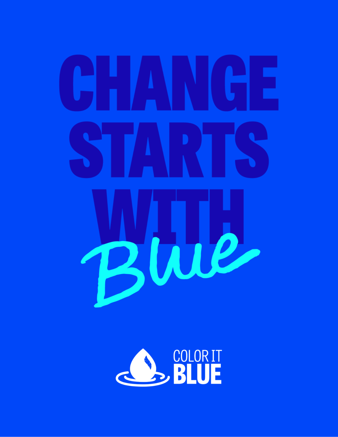 Color It Blue - Brave Step